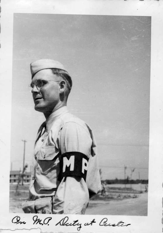 Richard Beckman on Military Police Duty | Harry S. Truman