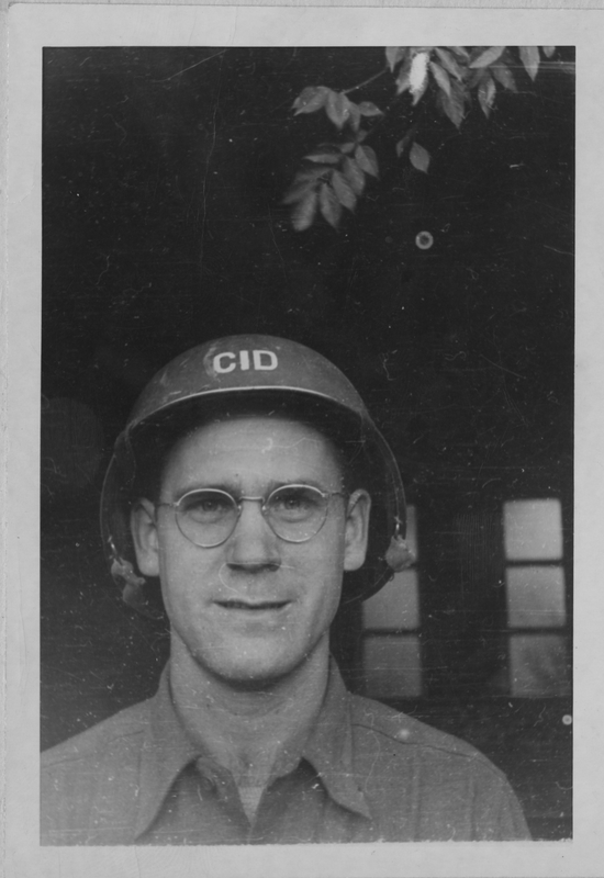 Richard Beckman in CID Helmet | Harry S. Truman