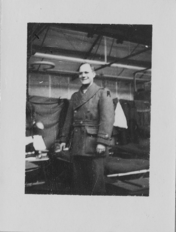 Richard Beckman in Uniform in Barracks | Harry S. Truman
