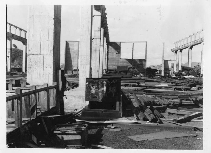 Area Damaged by the Atomic Bomb Showing Attempts to Rebuild | Harry S ...