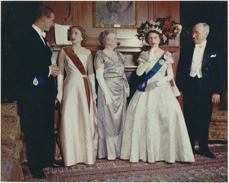 Princess Elizabeth and the Duke of Edinburgh Visit President and Mrs ...