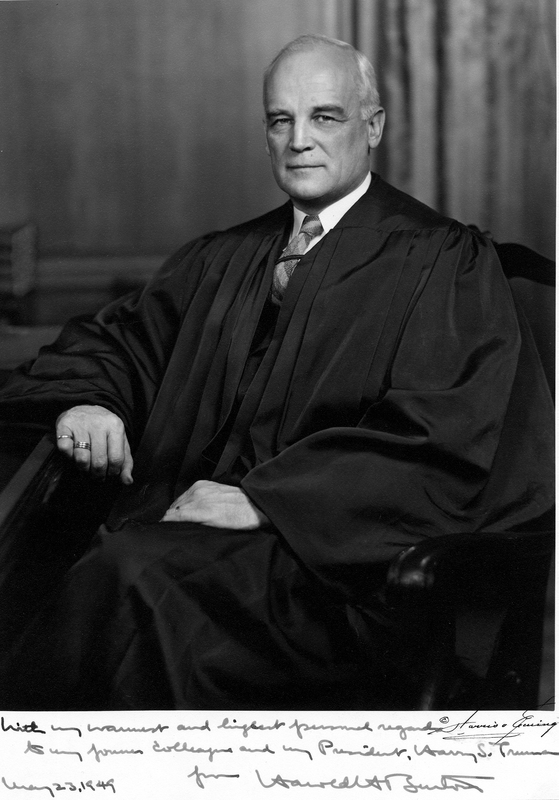 Portrait of Justice Harold Burton | Harry S. Truman