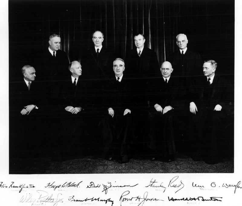 Justices of the Supreme Court, c. 1946 | Harry S. Truman