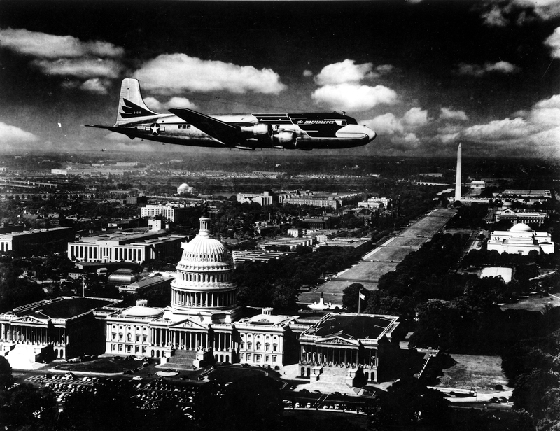 The airplane "Independence." | Harry S. Truman
