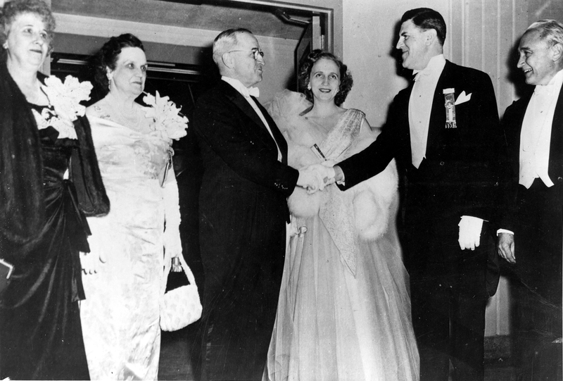 Truman family at Inaugural Ball | Harry S. Truman