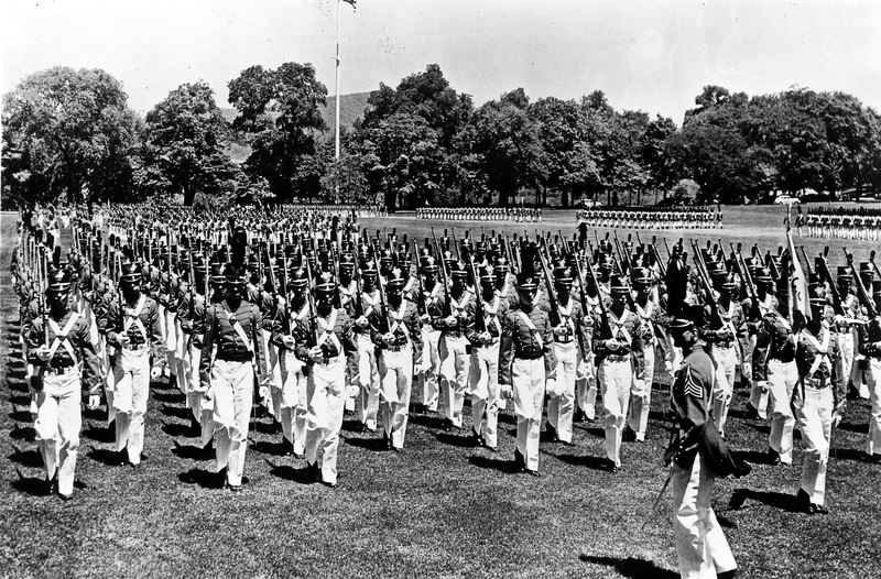 Cadets on parade at the Military Academy at West Point | Harry S. Truman