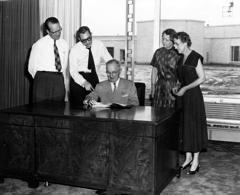 Truman in his new office | Harry S. Truman