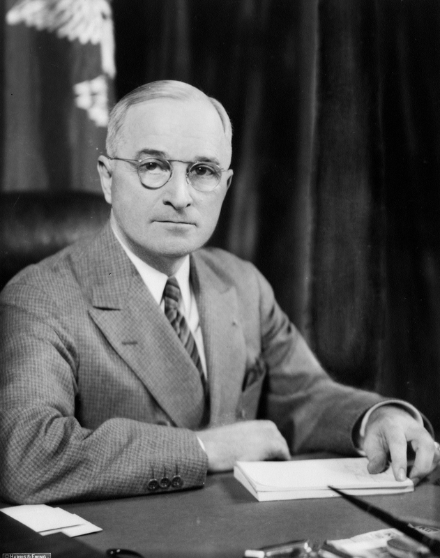 Harry S. Truman Portrait at Desk | Harry S. Truman