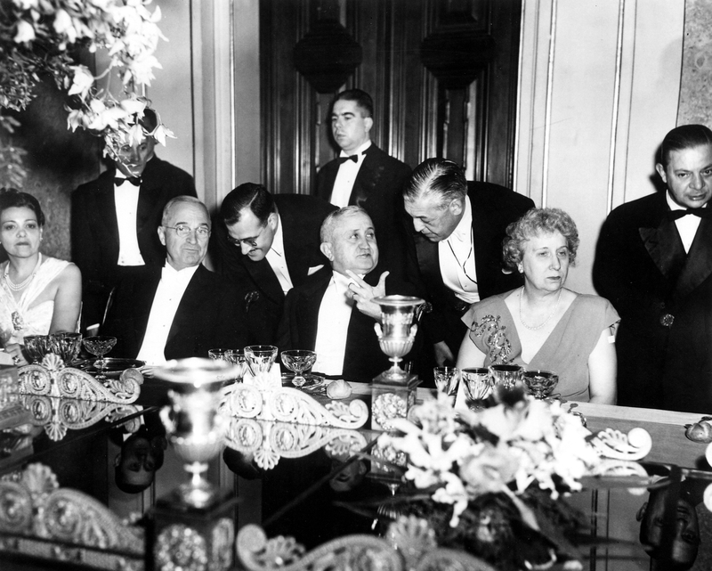 President and Mrs. Truman at Brazilian State Dinner | Harry S. Truman