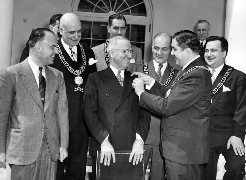 President Truman with Freemasons | Harry S. Truman