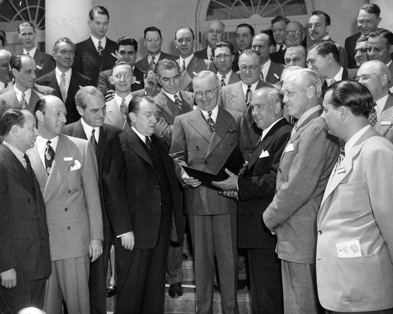 President Truman receives report | Harry S. Truman