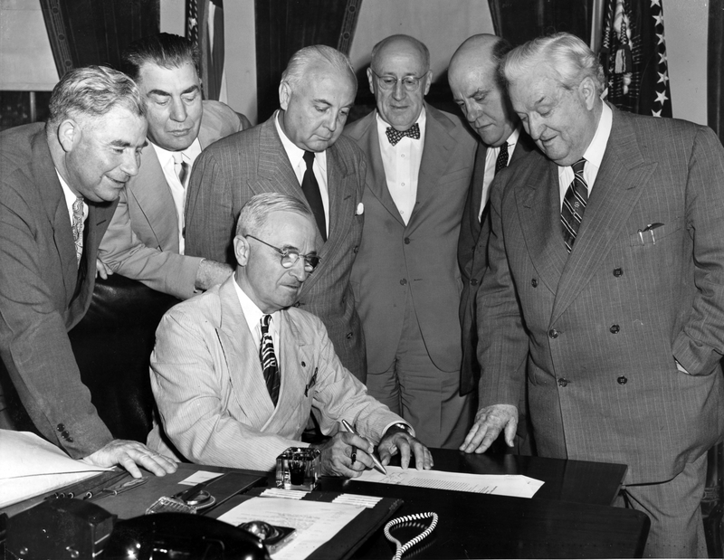 President Truman signs Silver Bill | Harry S. Truman