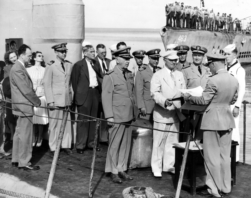 President Truman aboard ship | Harry S. Truman