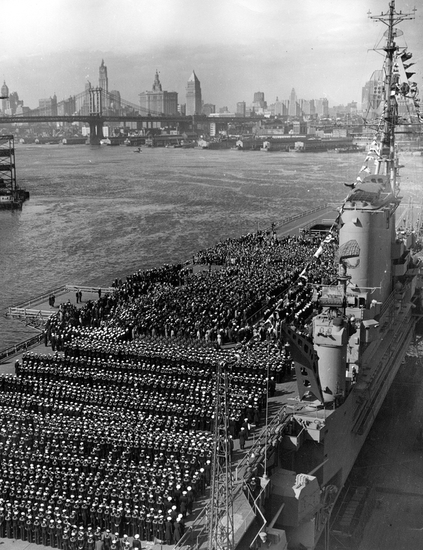 U.S.S. Franklin D. Roosevelt on Navy Day | Harry S. Truman