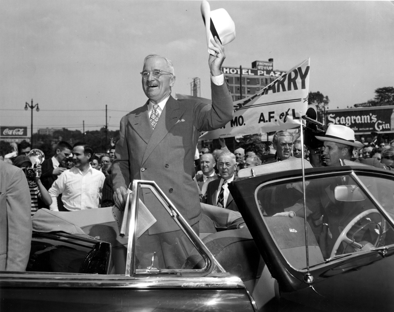 Harry S. Truman in Car in Kansas City | Harry S. Truman