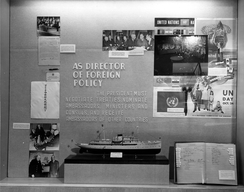 Truman Library Display Case--"As Director of Foreign Policy" | Harry S ...