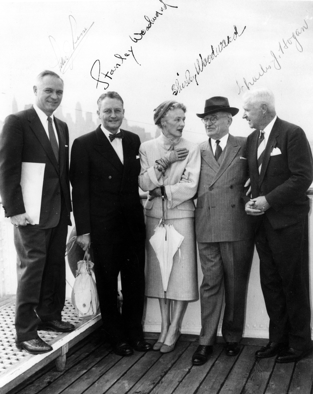 President Truman on a boat with others | Harry S. Truman