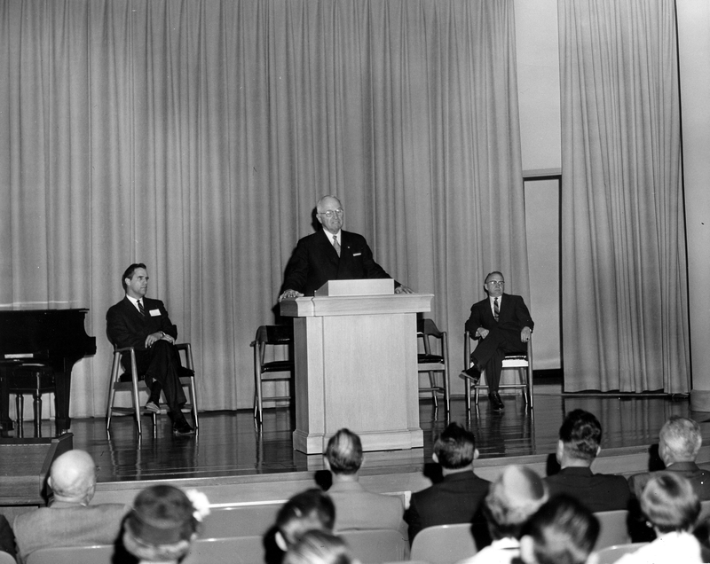 Former President Truman speaking to group | Harry S. Truman