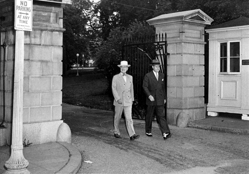 President Harry S. Truman Walking Near White House | Harry S. Truman