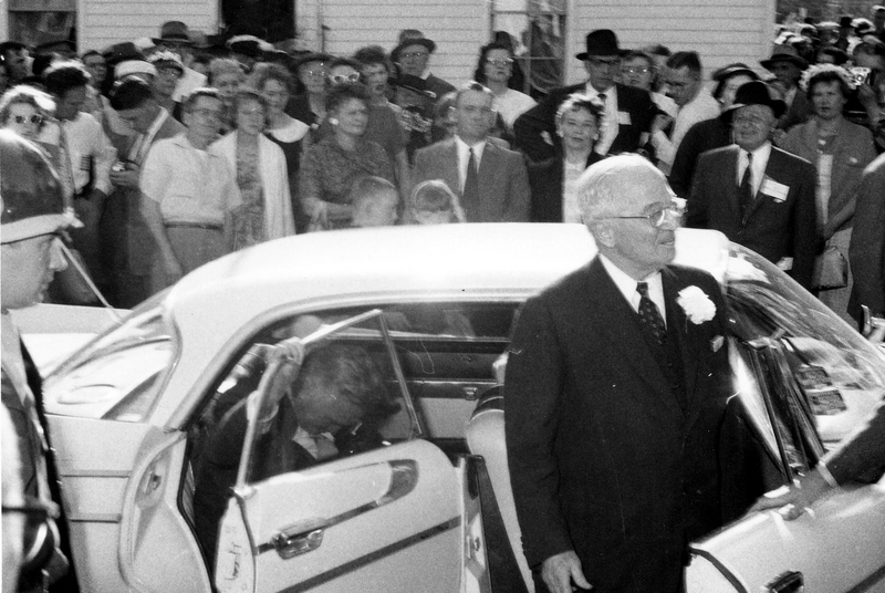 Truman entering automobile in Lamar, MO | Harry S. Truman