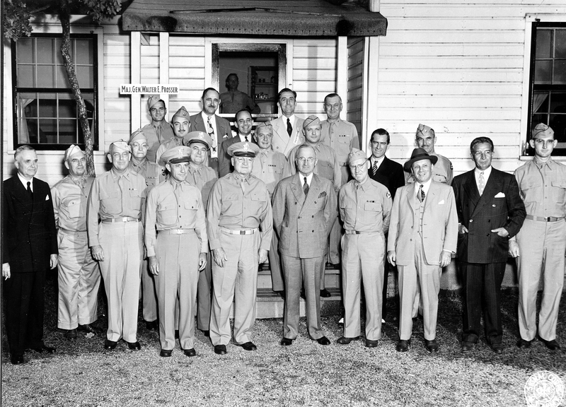 Senator Truman with others at Camp Crowder | Harry S. Truman