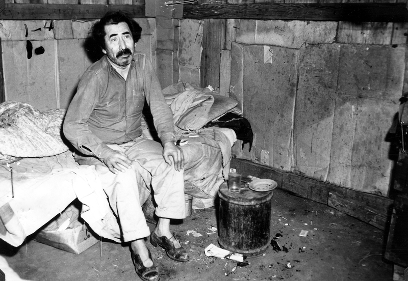 Labor camp shack dwelling interior | Harry S. Truman