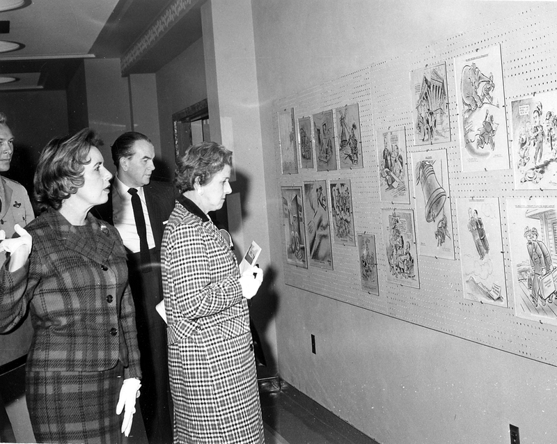 Mrs. Stevenson and others touring the Truman Library | Harry S. Truman