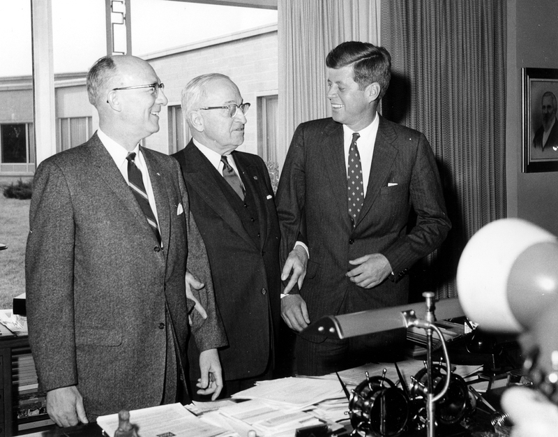 Truman with Rep. George and Senator Kennedy | Harry S. Truman