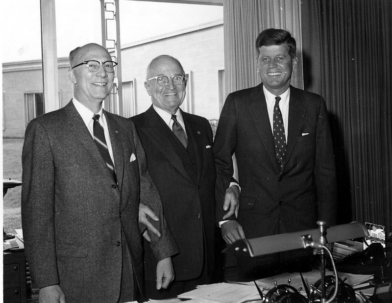Truman with Newell George and John F. Kennedy | Harry S. Truman