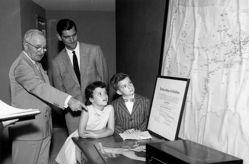 Truman and Others During Rehearsals for "Let's Take a Trip." | Harry S ...