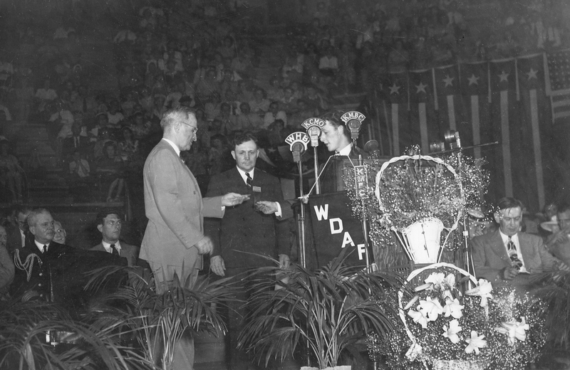 Truman in RLDS Auditorium, Independence, Missouri | Harry S. Truman