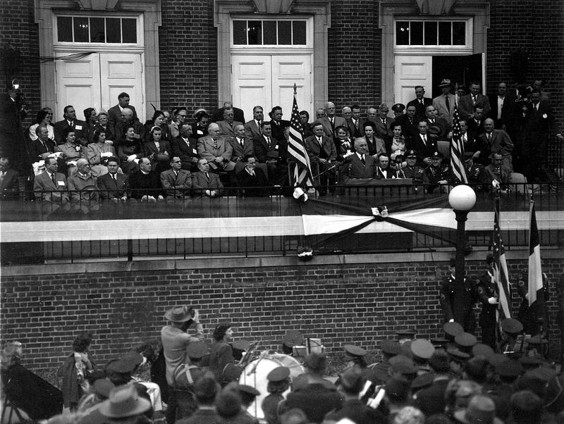 President Harry S. Truman Speaks in Independence, Missouri | Harry S ...