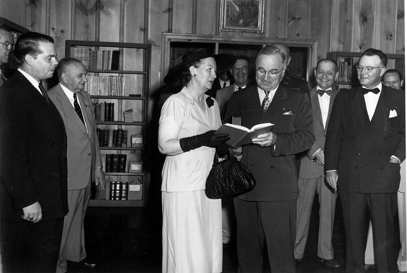 Truman holding book | Harry S. Truman