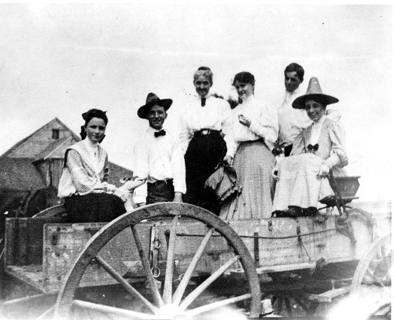 Truman Family and Friends in Farm Wagon | Harry S. Truman