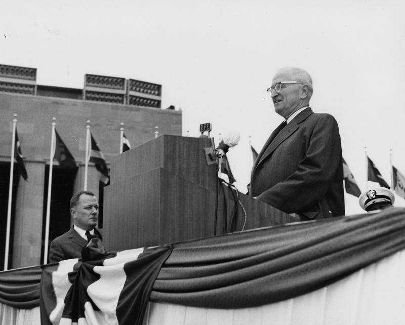 Truman delivers address at World War I Memorial | Harry S. Truman