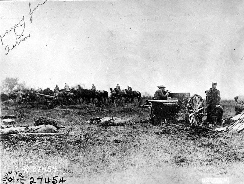 Preparing for action in battlefield | Harry S. Truman