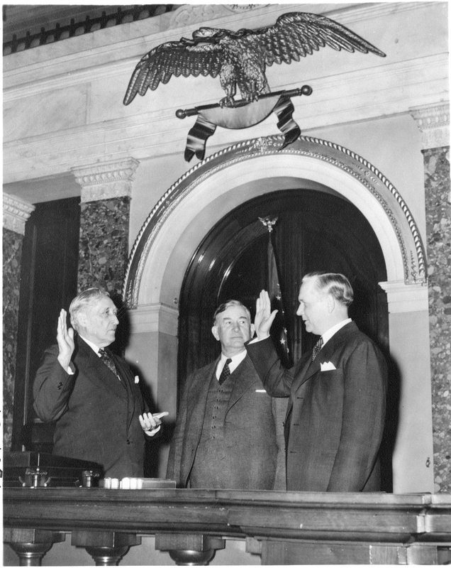 Swearing In of Monrad C. Wallgren | Harry S. Truman