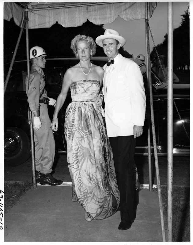 Secretary and Mrs. Pace Arriving at General Haislip's Retirement ...