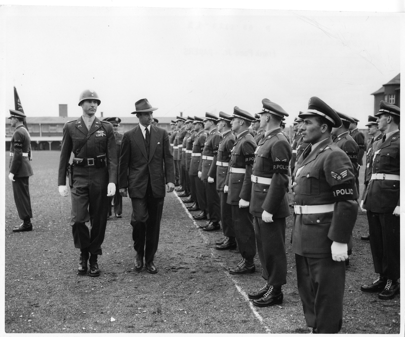 Secretary Frank Pace Reviewing Military Police | Harry S. Truman