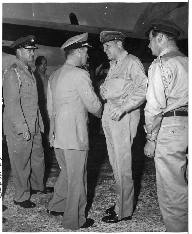 General Douglas MacArthur and Others at Wake Island | Harry S. Truman