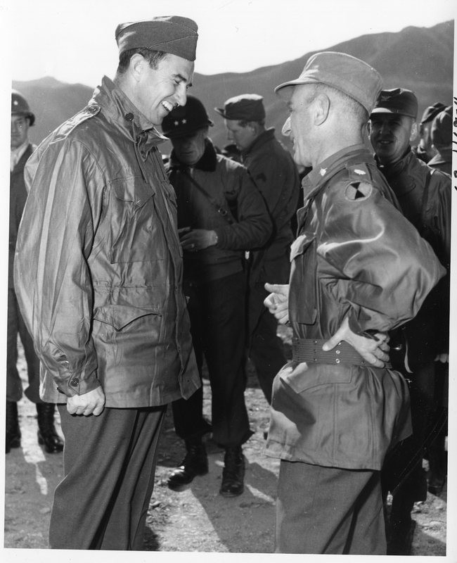 Secretary of the Army Frank Pace Meeting with Lieutinant Colonel Thomas ...