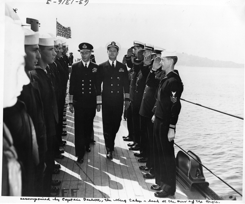 King George VI Inspects the Crew of the USS Augusta | Harry S. Truman