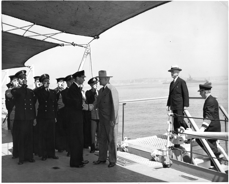 King George VI Greets President Harry S. Truman | Harry S. Truman