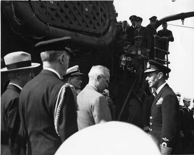 King George VI Preparing to Depart the USS Augusta | Harry S. Truman