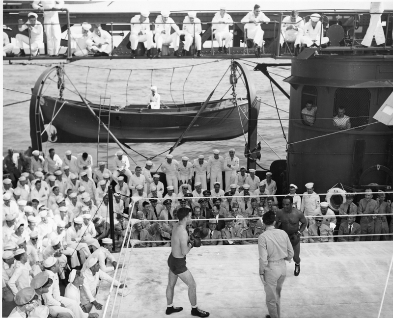 Boxing Match on the USS Augusta | Harry S. Truman