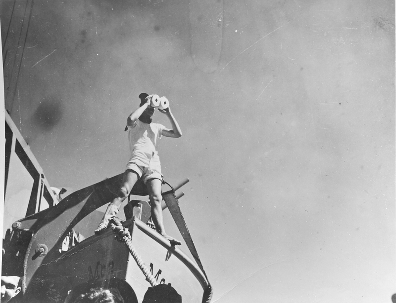 Scene of a Crossing the Equator ceremony on the USS Missouri | Harry S ...