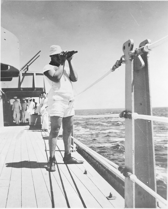 Scene from a Crossing the Equator Ceremony on the USS Missouri | Harry ...