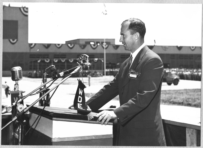 Frank Pace at Patton 48 Tank Unveiling | Harry S. Truman