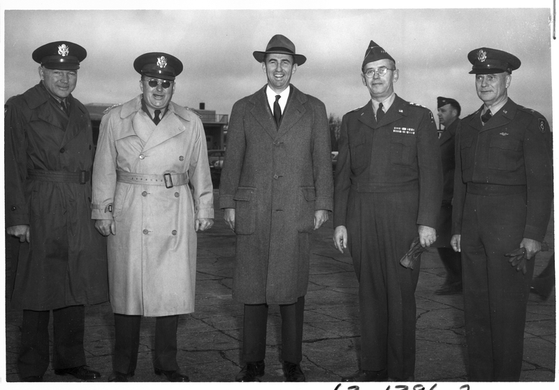 Secretary of the Army Frank Pace with United States Army Officers at ...