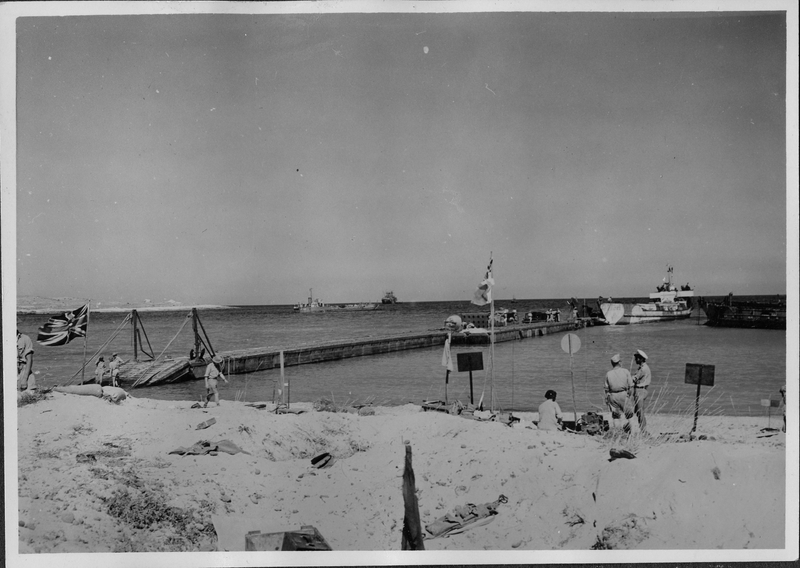 Pontoon Causeway in Sicily | Harry S. Truman